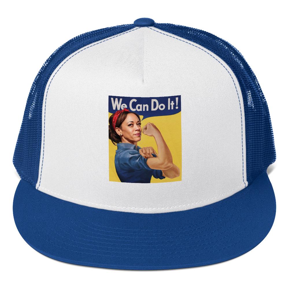 Kamala Harris as Rosie the Riveter Trucker Cap - Etsy