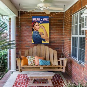 Kamala Harris, Tim Walz Flag - Etsy