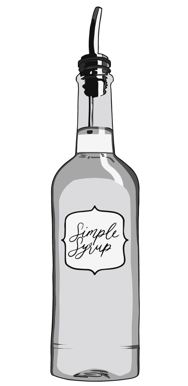 Digtal Drawing Simple Syrup Ai Png Svg - Etsy