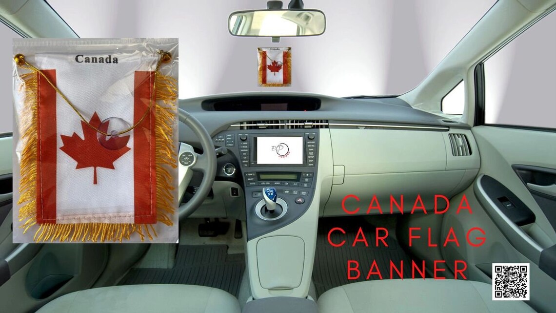 Canadian Flag Window Hanging Mini Banner - Etsy