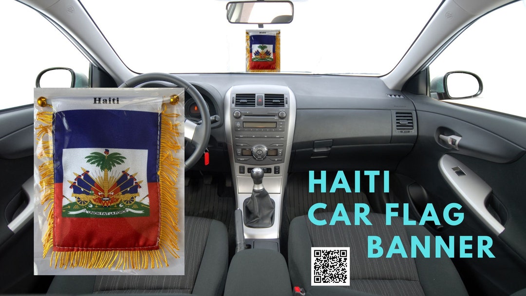 Haitian Flag Window Hanging Mini Banner - Etsy