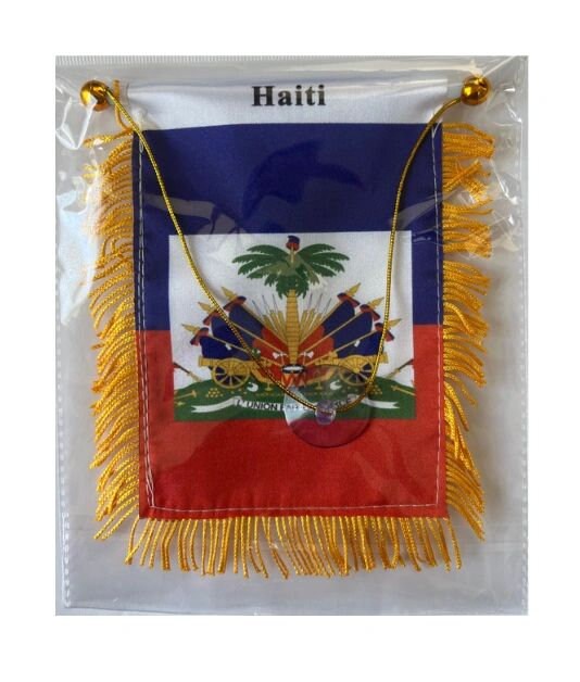 Haitian Flag Window Hanging Mini Banner - Etsy