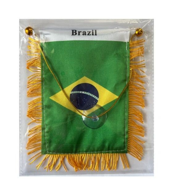 Brazilian Flag Window Hanging Mini Banner - Etsy