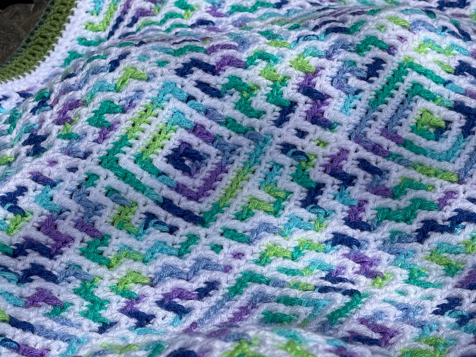 Proteus Overlay Mosaic Crochet PATTERN ONLY Geometric - Etsy Canada