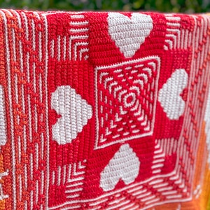 Rainbow Baby Mosaic Crochet Blanket PATTERN (PDF) - Etsy