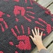 Out of Hand Mosaic Crochet Handprint Blanket Pattern: Beginner Friendly ...