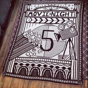 Movie Night Mosaic Crochet Blanket PATTERN: Beginner-friendly (PDF ...