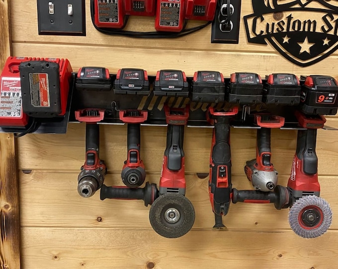 Milwaukee M18 Charger / Tool / Battery Holder / Organizer / Rack ...