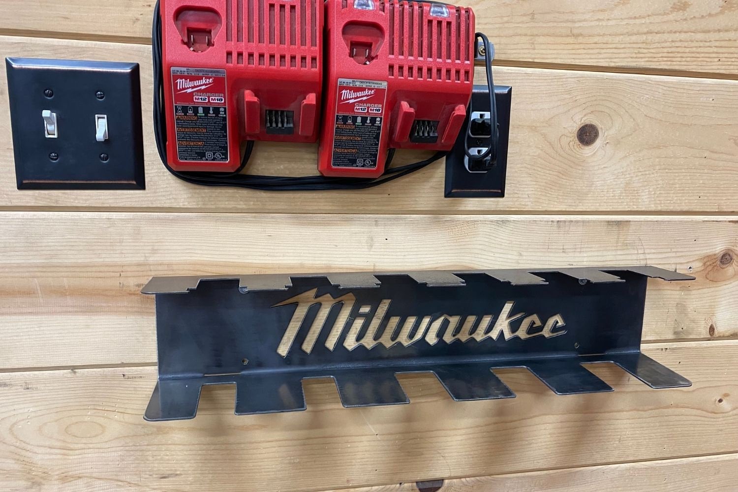 Milwaukee M18 Power Tool / Battery Holder / Organizer / Rack - Etsy