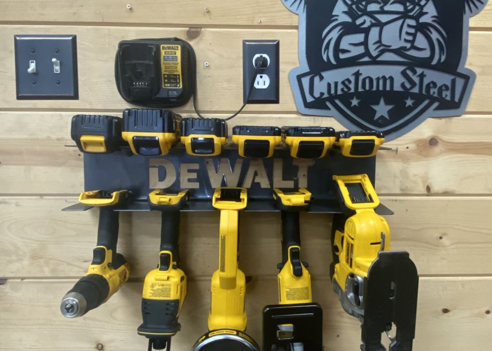 Dewalt 20v - Power Tool / Battery Holder / Organizer / Rack / Hanger ...