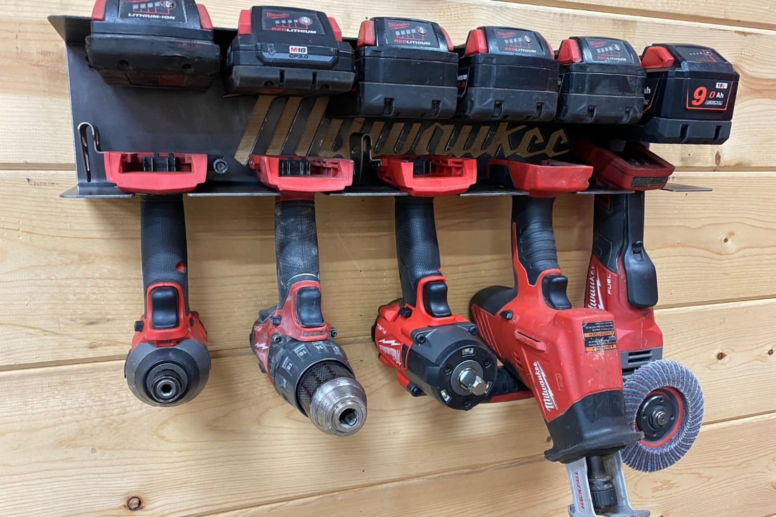 Milwaukee M18 Power Tool / Battery Holder / Organizer / Rack - Etsy