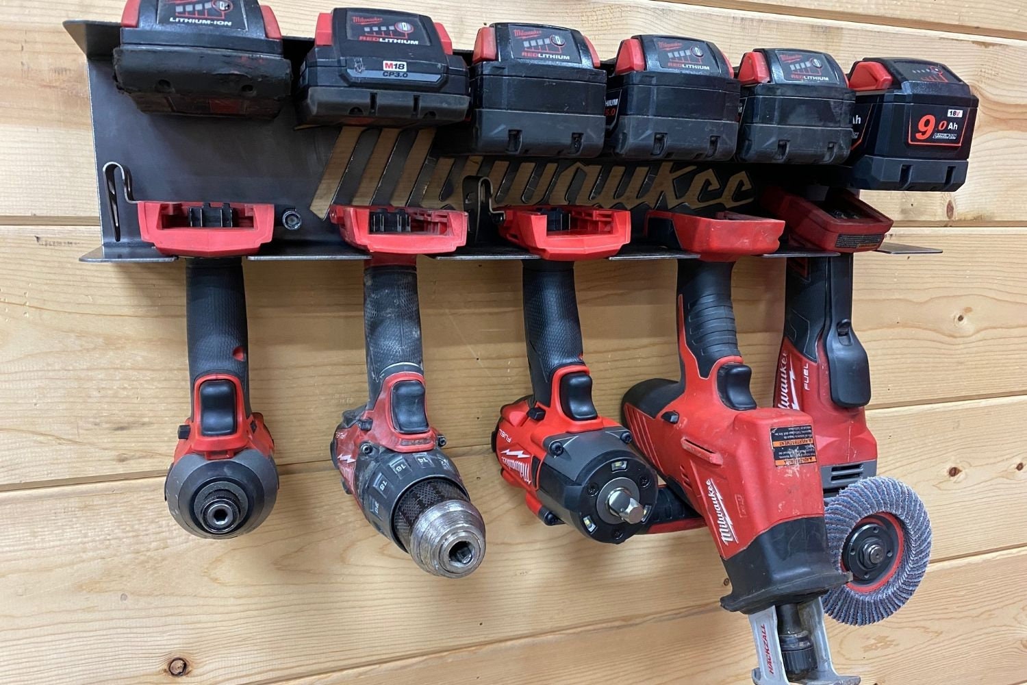 Milwaukee M18 Power Tool / Battery Holder / Organizer / Rack - Etsy