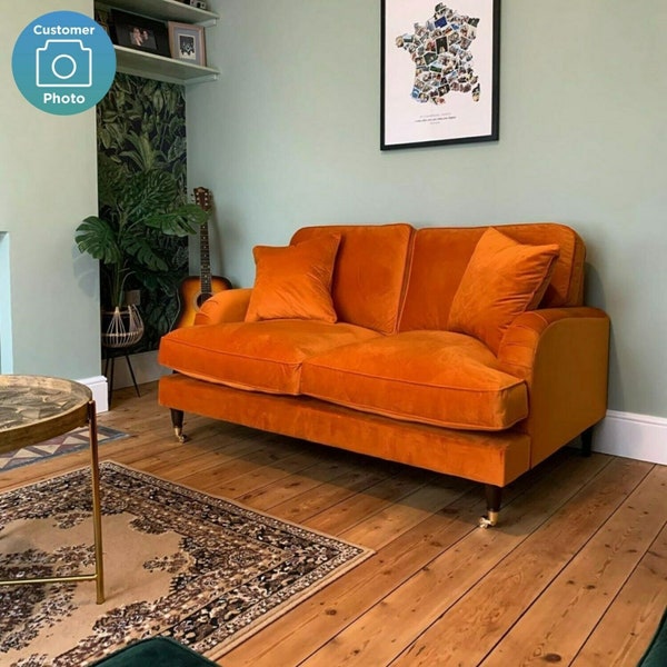Orange Couch - Etsy