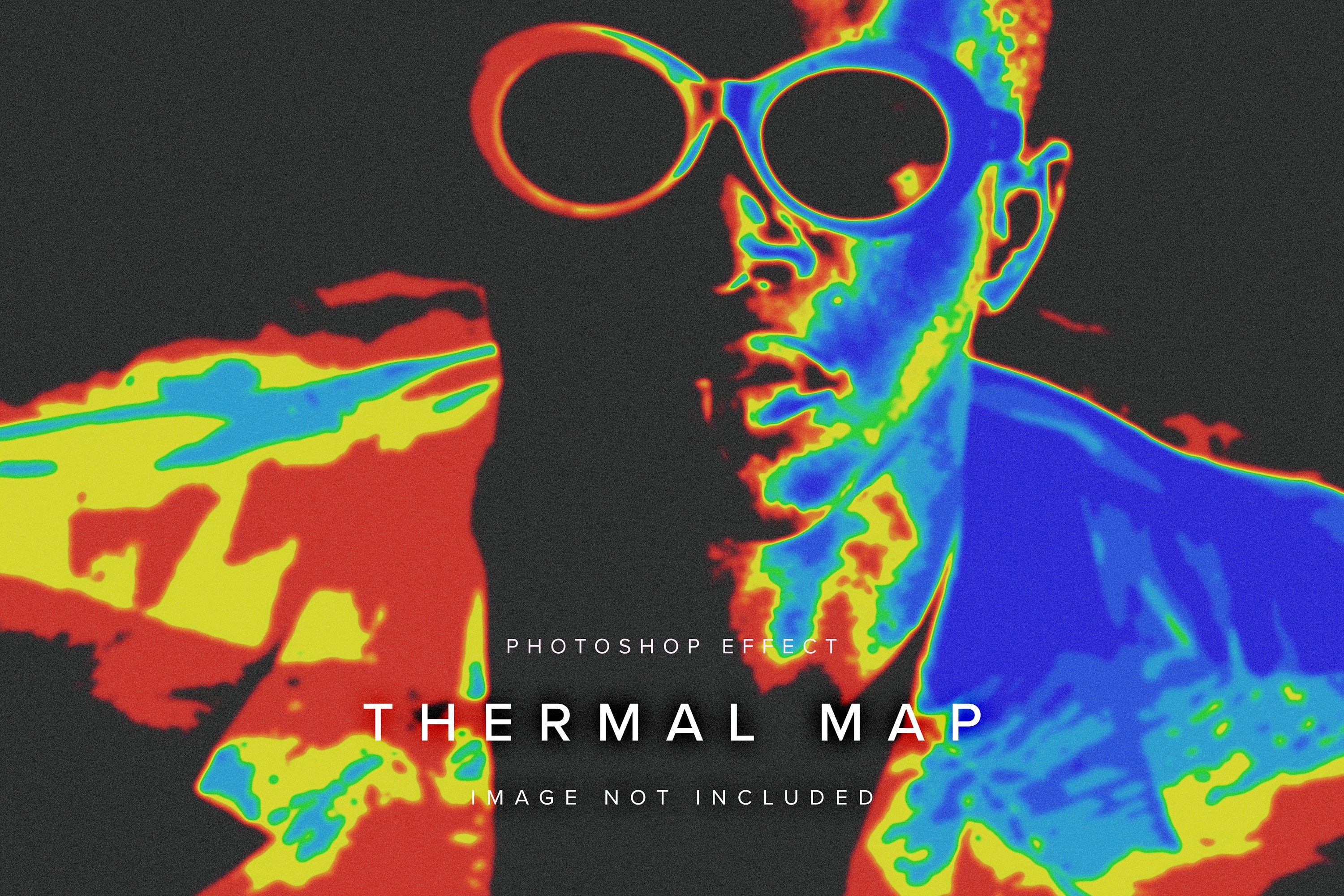 Thermal Heat Map PSD Photo Effect | Digital Download | Photoshop Effect ...