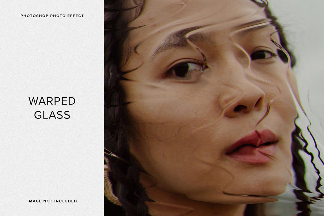 Warped Glass PSD Photo Effect Digital Download Photoshop Effect for ...