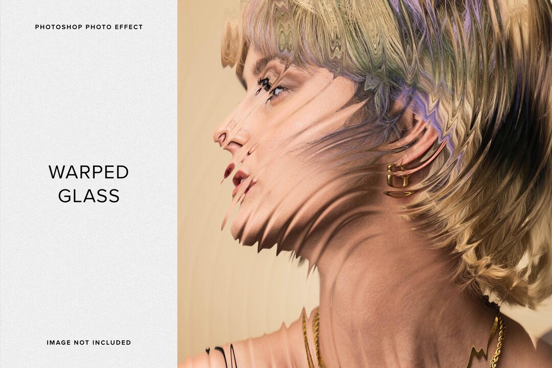 Warped Glass PSD Photo Effect Digital Download Photoshop Effect for ...
