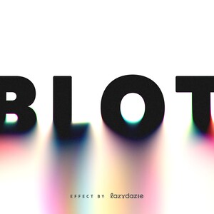 Colorful Bleeding Ink PSD Text Effect Digital Download Photoshop Effect for Text Easy to Use PSD ...