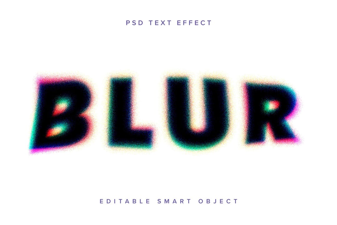 Colourful Dissolving PSD Text Effect Digital Download Photoshop Effect ...