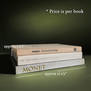 Decorative Coffee Table Oversized Books Curated Like New Large Size ...