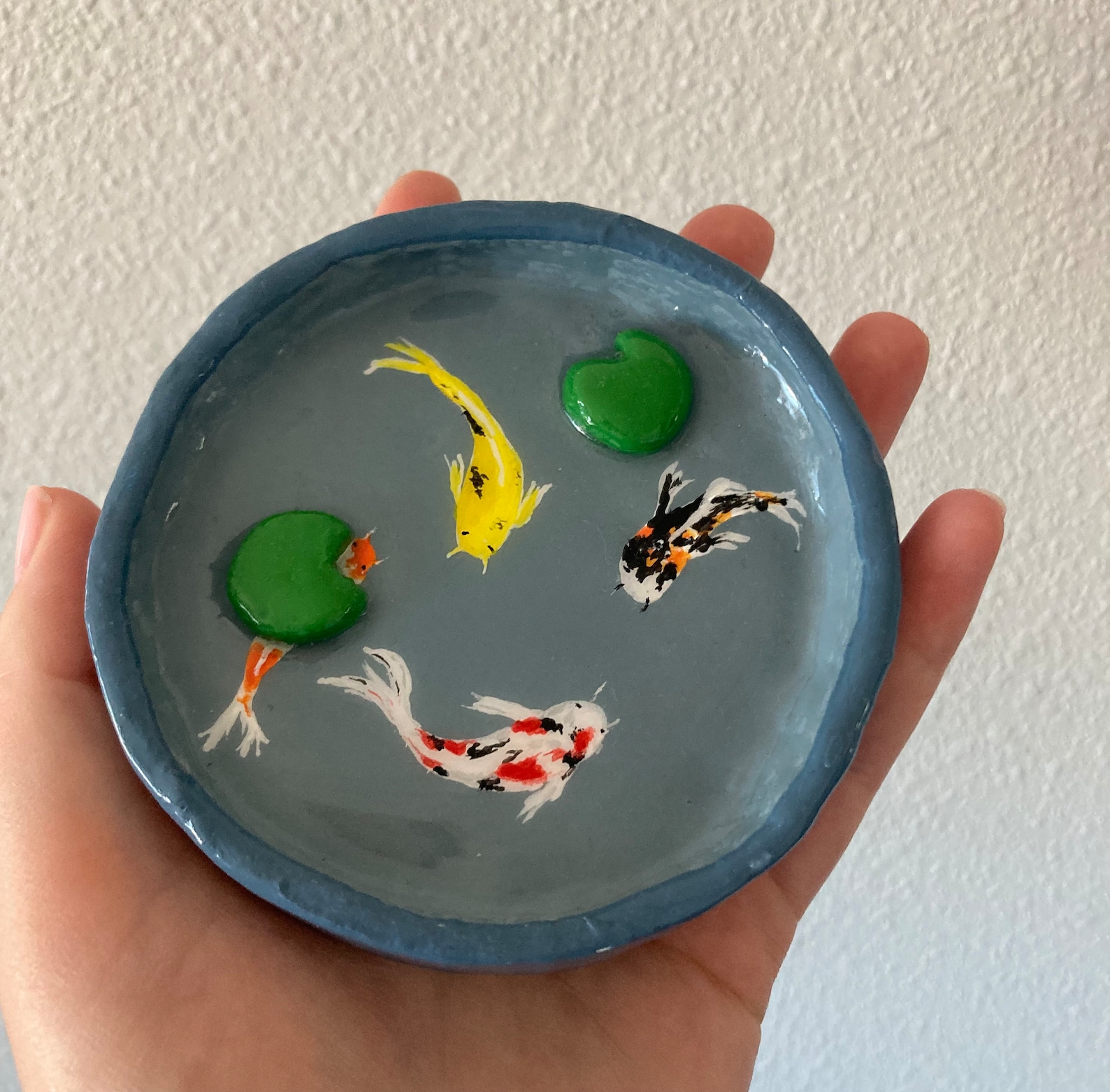 Koi Fish Ring Dish Cute Gift Ring Dish Cute Fish Lovers - Etsy