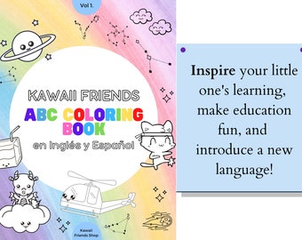 Printable Coloring Page, Stuff I Love A Lotl Kawaii Coloring Page, Kids ...