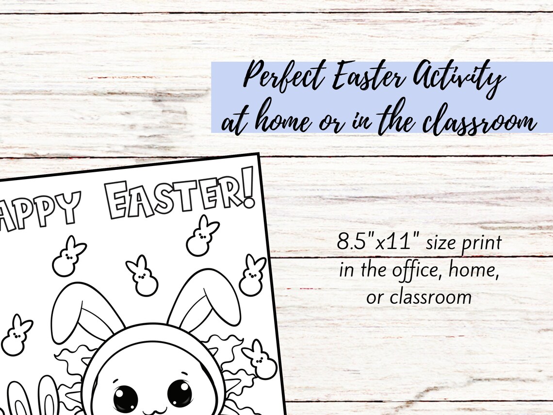 Kawaii Easter Axolotl Coloring Page for Kids - Fun Easter Printable ...