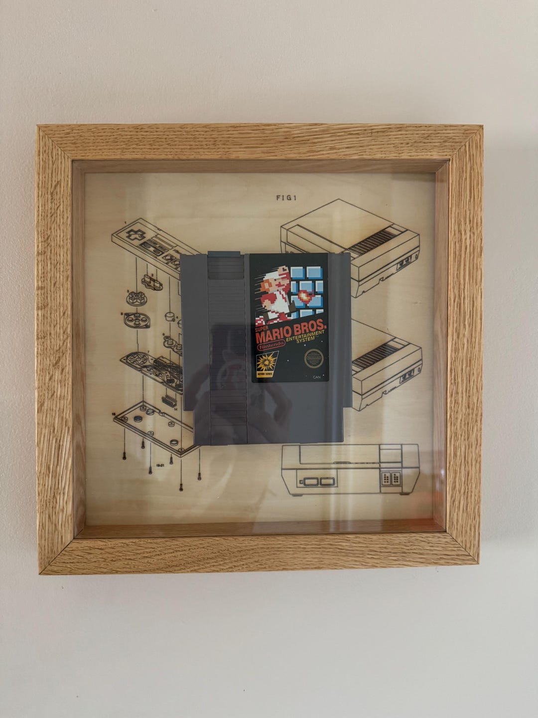 Handmade NES Cartridge Shadowbox - Etsy