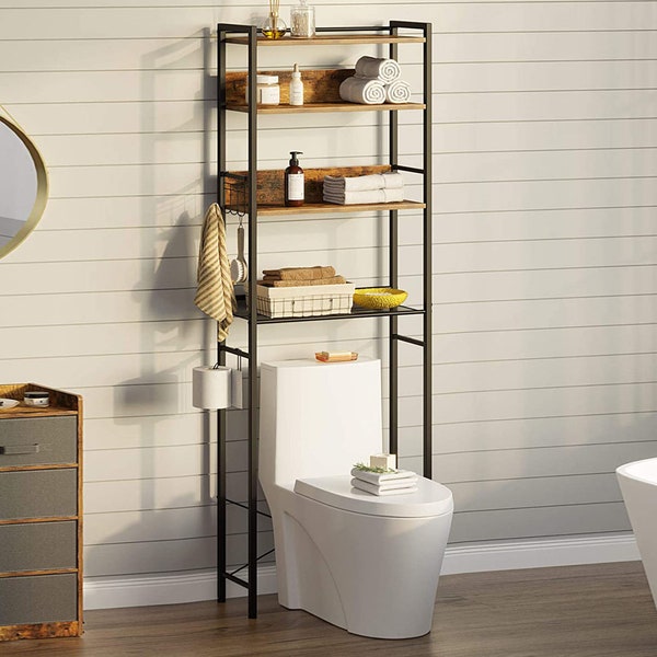 Over the Toilet Ladder Shelf - Etsy