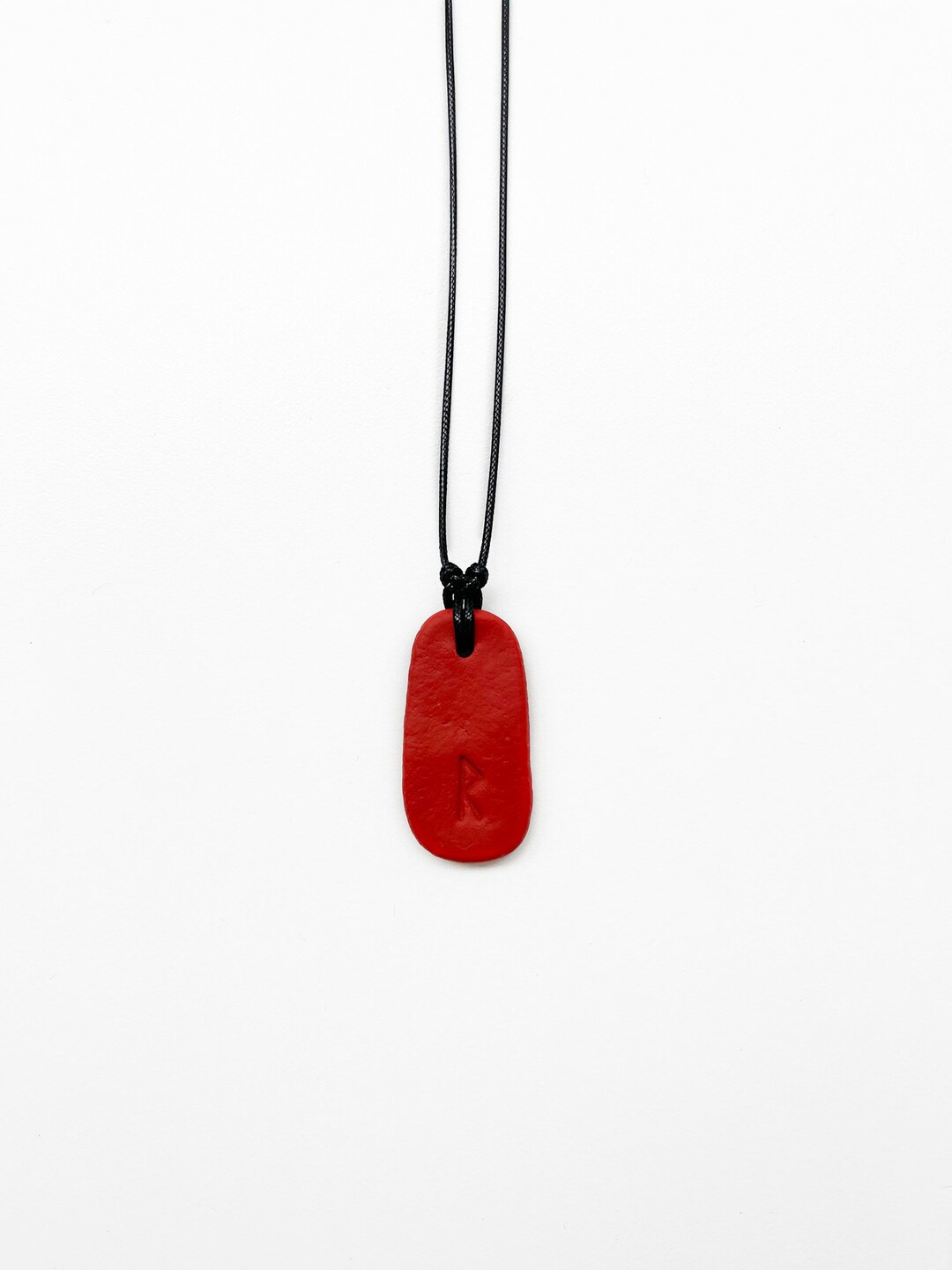 Rust Brown Rune Necklace/ Rune Talisman/ Viking Runes/ Viking Necklace ...