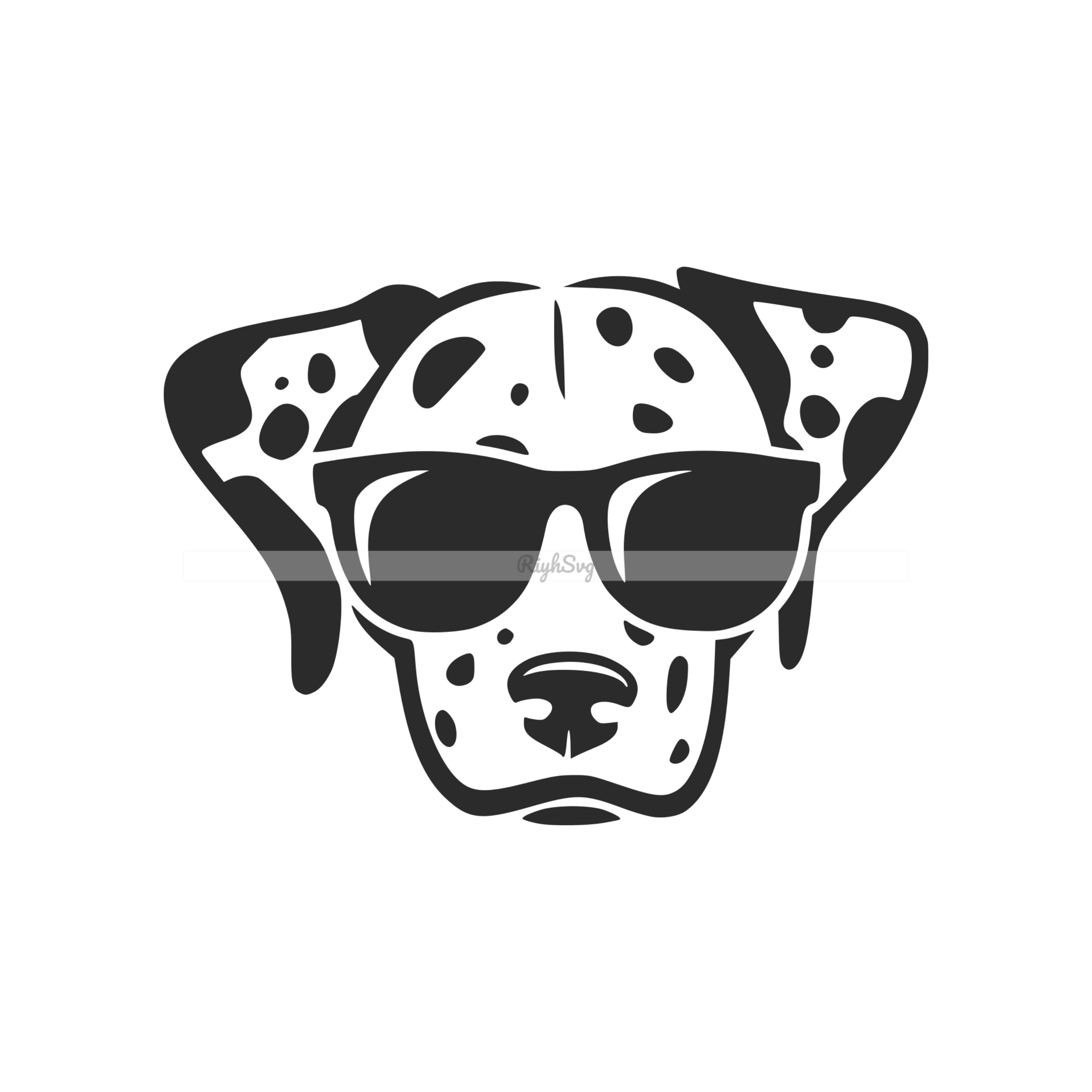 Dog SVG Dalmatian SVG Digital Clipart PNG Dxf Eps Pdf | Etsy