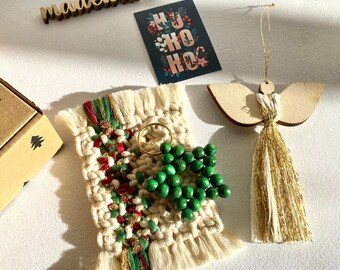 Personalized Christmas Gift Set, Macrame Gift Box, Office Gifts Holiday ...