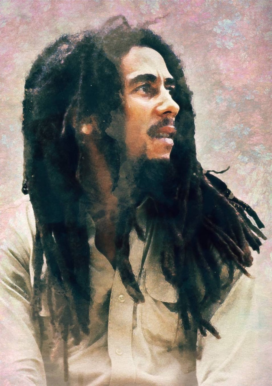 Bob Marley Portrait - Etsy