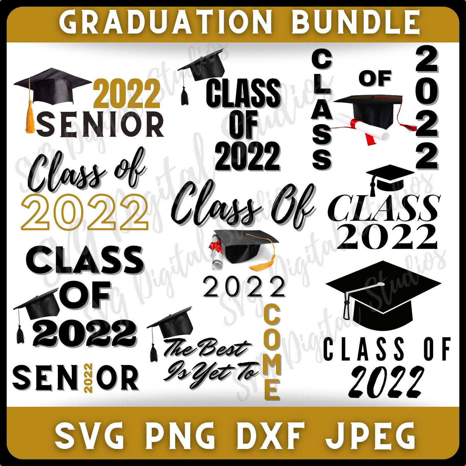 Class of 2022 Svg, Graduation SVG, High School Grad, Class of 2022 ...