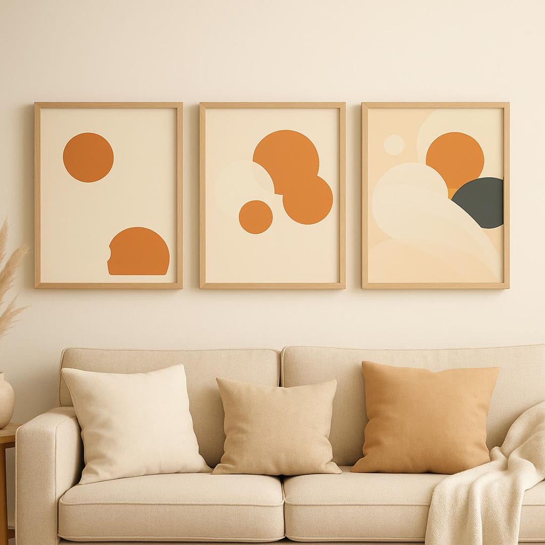 Affiche Murale Scandinave Abstraite Minimaliste – Art Moderne à ...