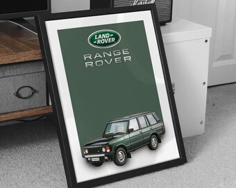 Range Rover Vintage Poster - Etsy