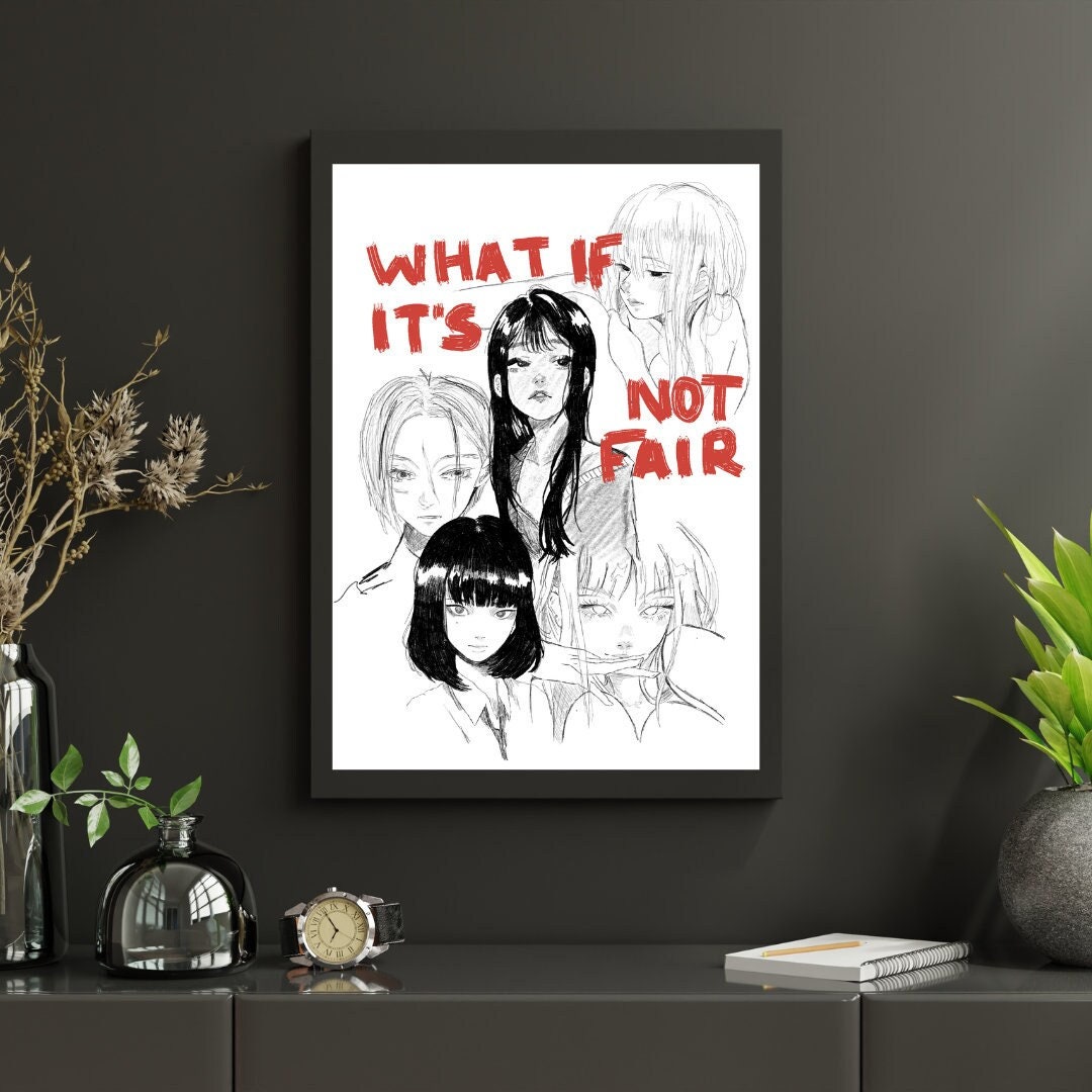 Not Fair Art Print, Download and It's Yours for Life, Wall Art ...
