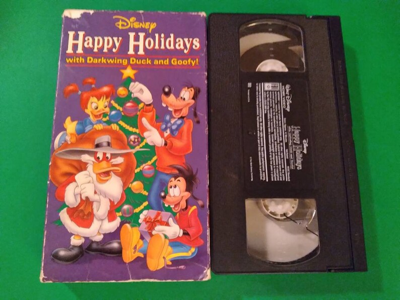 Disney Happy Holidays With Darkwing Duck and Goofy VHS Tape - Etsy