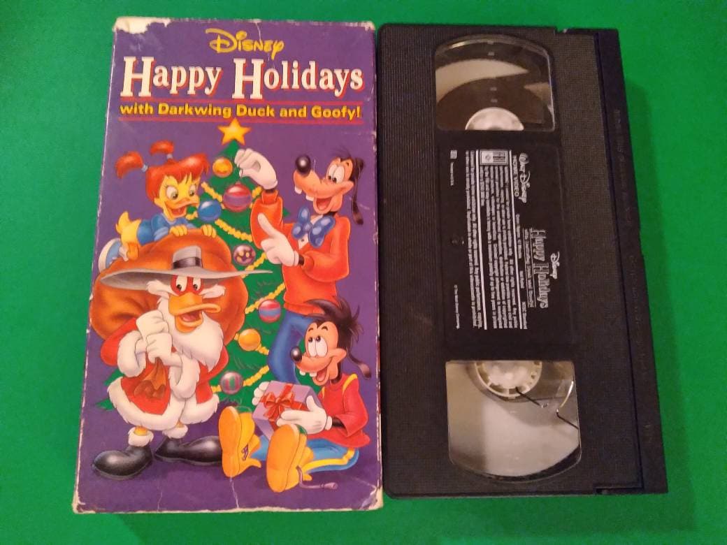 Disney Happy Holidays With Darkwing Duck and Goofy VHS Tape - Etsy