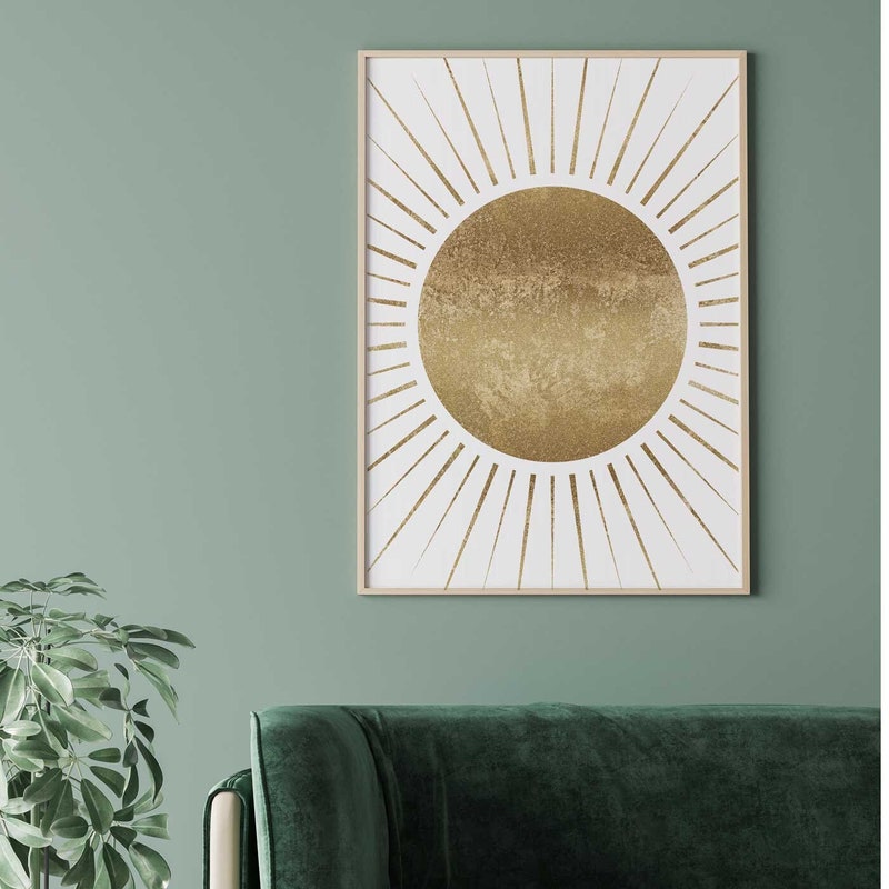 Gold Poster - Etsy