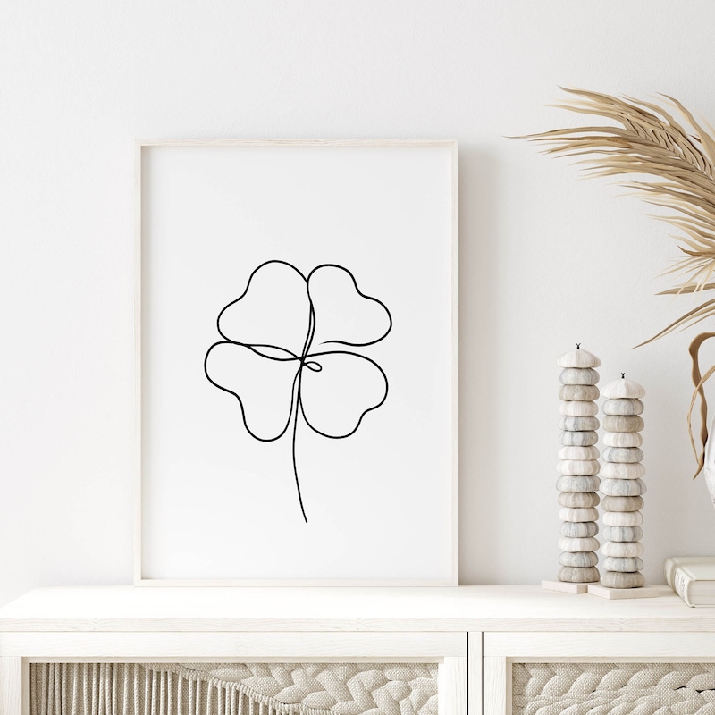 Four Leaf Clover Art - Etsy