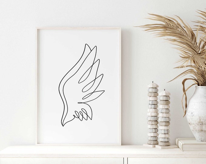 Guardian Angel Line Art Poster, Hands Line Art, Line Art Poster, Line ...