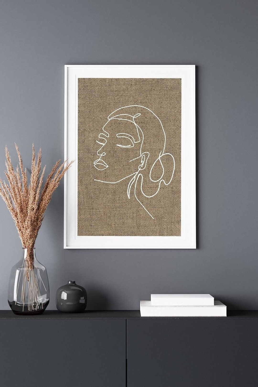 One Line Print, Minimalist Wall Decor, Female Print Poster, Body Line ...
