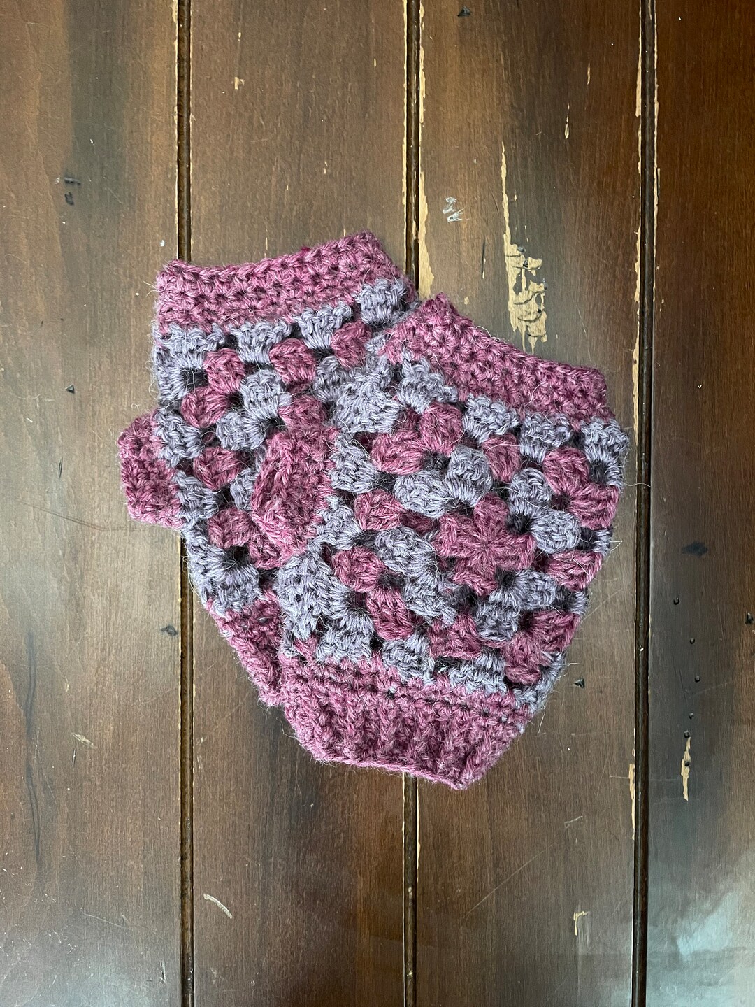 MADE TO ORDER – Handmade Granny Square Fingerless Gloves - Etsy
