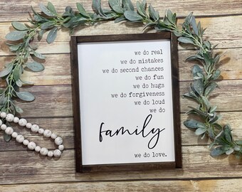 We Do Family Vinyl Stencil, We Do Family Vinyl Decal, Home Sign, Vinyl ...