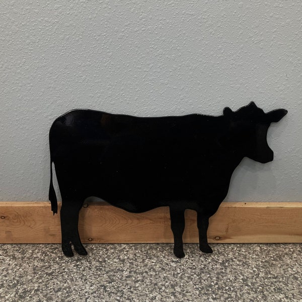 Metal Cow Sign - Etsy