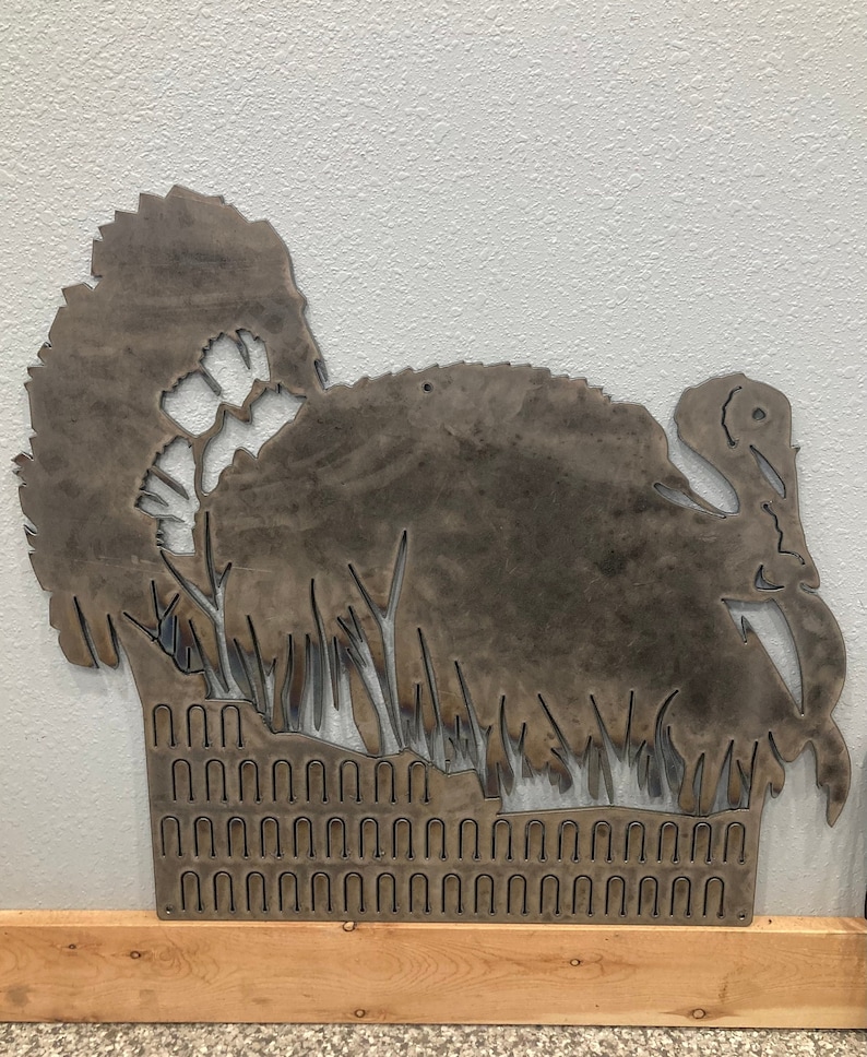 Turkey Beard Display/ Beard Hanger/ Metal Turkey/ CNC Turkey/ Shop ...