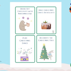 52 Printable Advent Activity Cards. Family Advent Activities. Instant ...