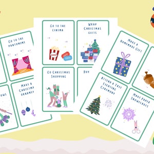 52 Printable Advent Activity Cards. Family Advent Activities. Instant ...