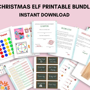 Printable Christmas Elf Bundle Printable Elf Kit Elf Arrival - Etsy UK