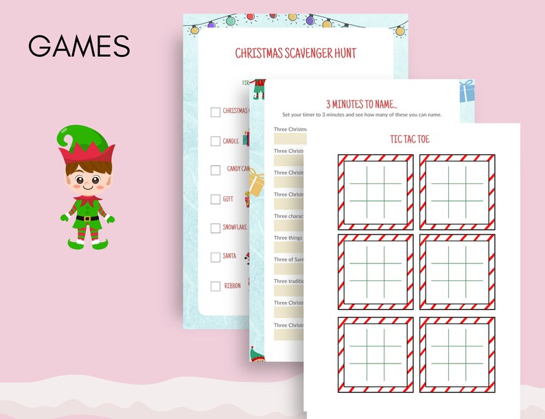 Printable Christmas Elf Bundle Printable Elf Kit Elf Arrival and Return ...